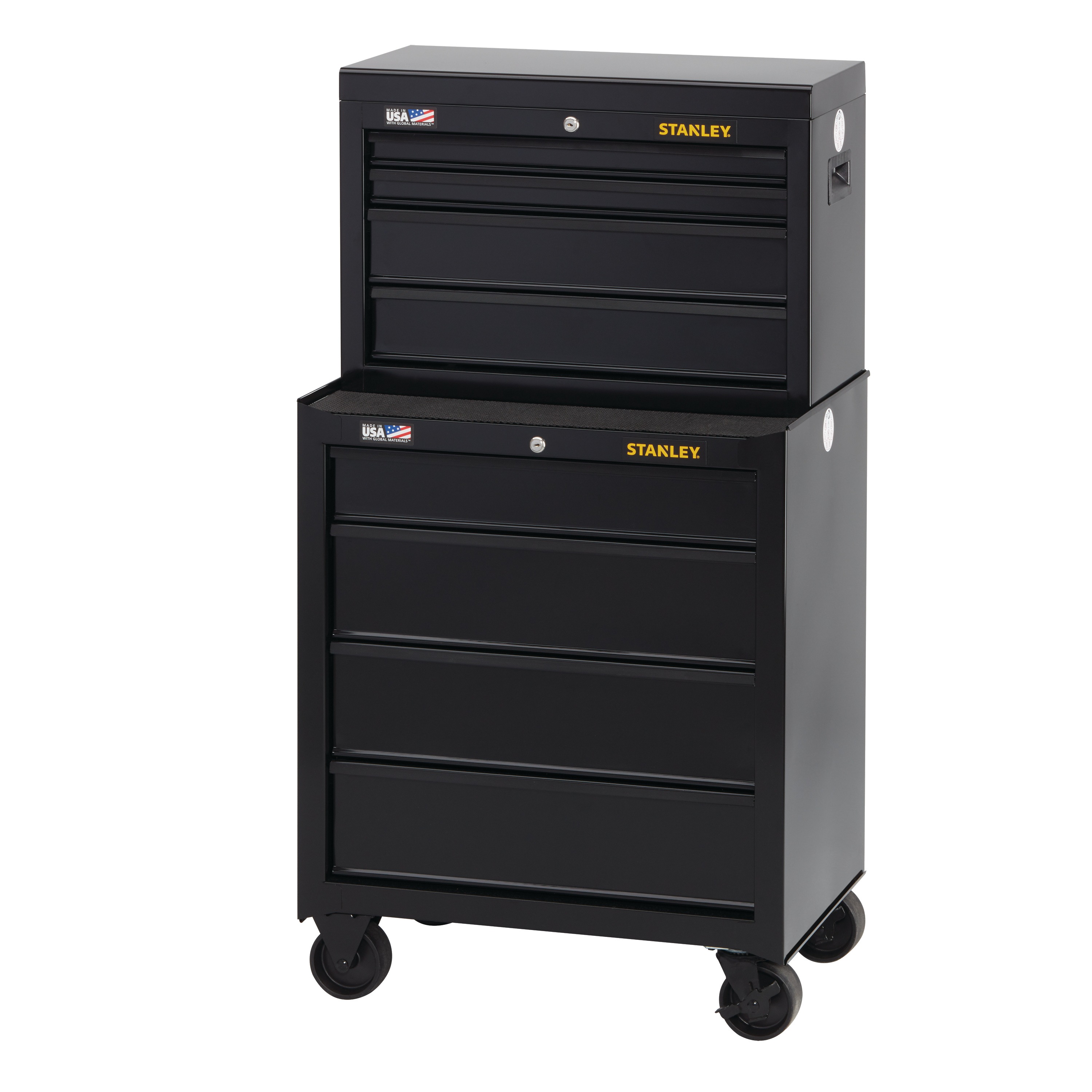 100 Series 26 in. W 4-Drawer Rolling Tool Cabinet - STST22742BK ...